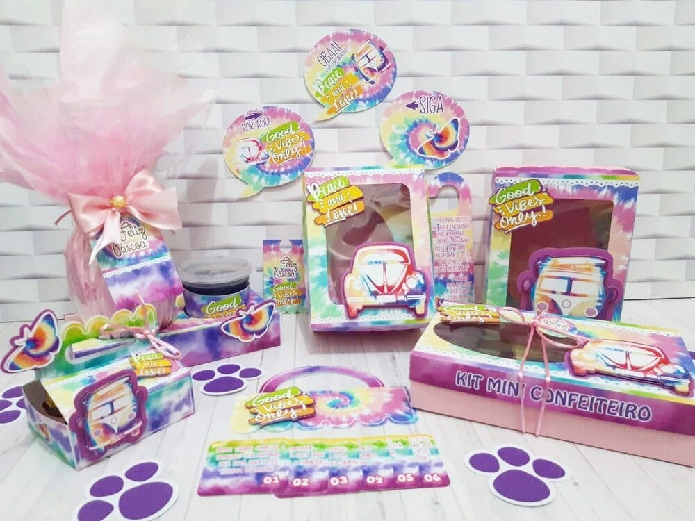 Arquivo De Corte Páscoa Tie Dye 2 - Studio E Pdf